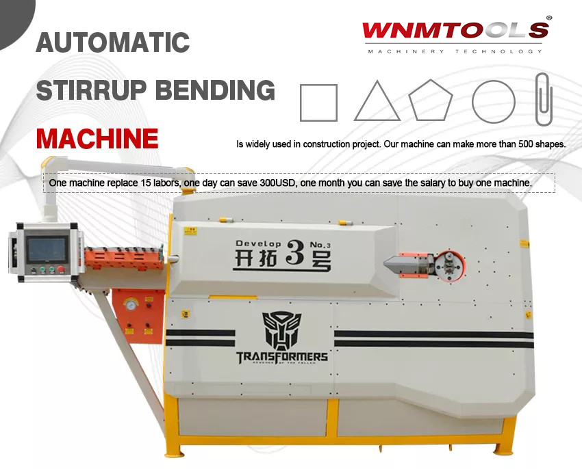 Automatic-stirrup-Bender-bending-machine-WNMTOOLS - WNMTOOLS INC.
